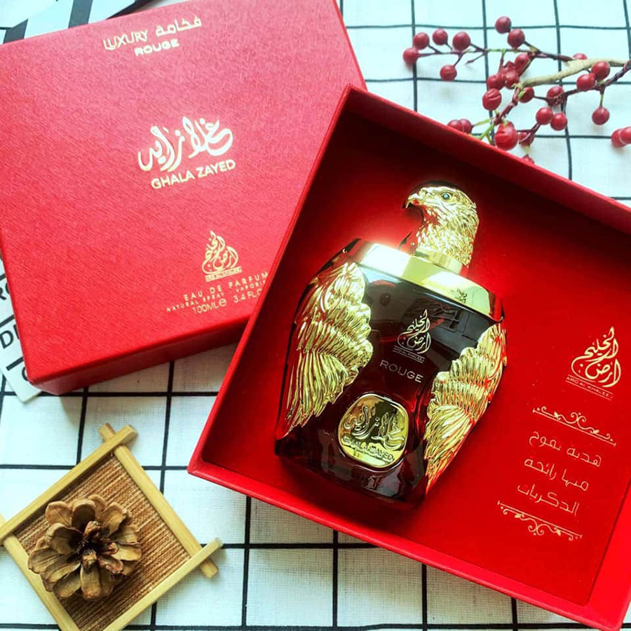 Nước Hoa Nam Ghala Zayed Luxury Rouge EDP Đại Bàng Đỏ 100ml