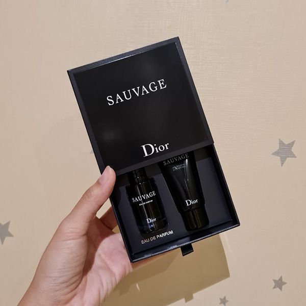 Set 2 Món Nước Hoa Và Sữa Tắm Dior Sauvage EDP (EDP 10ml & Gel 20ml)
