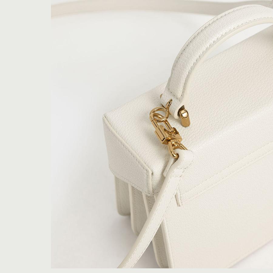 Túi Xách Tay Nữ Charles & Keith CNK Classic Push-Lock Top Handle Bag ...