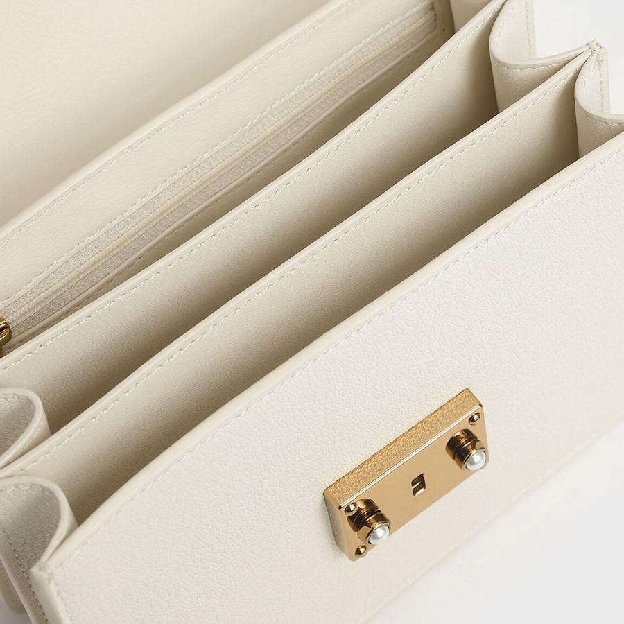 Túi Xách Tay Nữ Charles & Keith CNK Classic Push-Lock Top Handle Bag ...