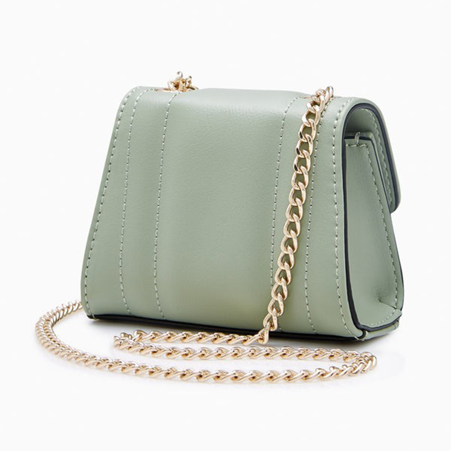 Túi Đeo Chéo Nữ Lyn Lisha Mini Belt Bags LL23FBF109 Màu Xanh