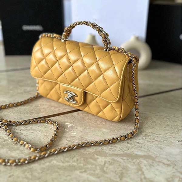 Túi Xách Nữ Chanel CC Mini8 AS4141 B13327 94305 Camellia Embossed With ...