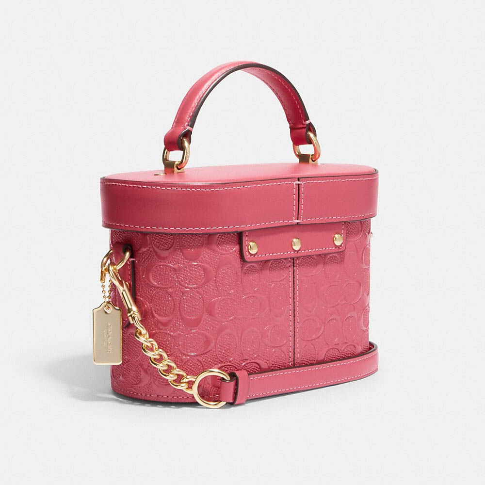 Túi Xách Nữ Coach Kay Crossbody In Signature Leather CH316 Màu Hồng