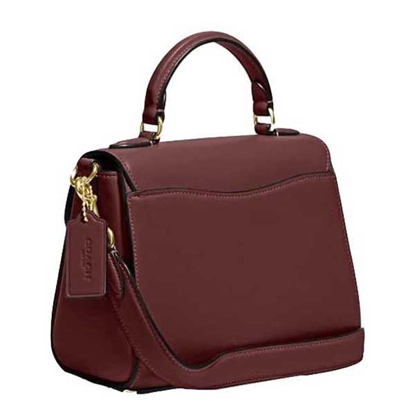 Túi Xách Nữ Coach CH142 Morgan Top Handle Satchel Signature Chambray ...