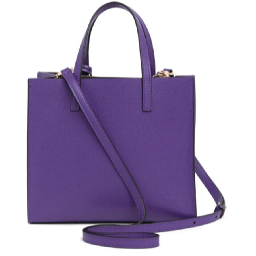 Túi Tote Marc Jacobs Mini Grind Deep Purple Purse Màu Tím