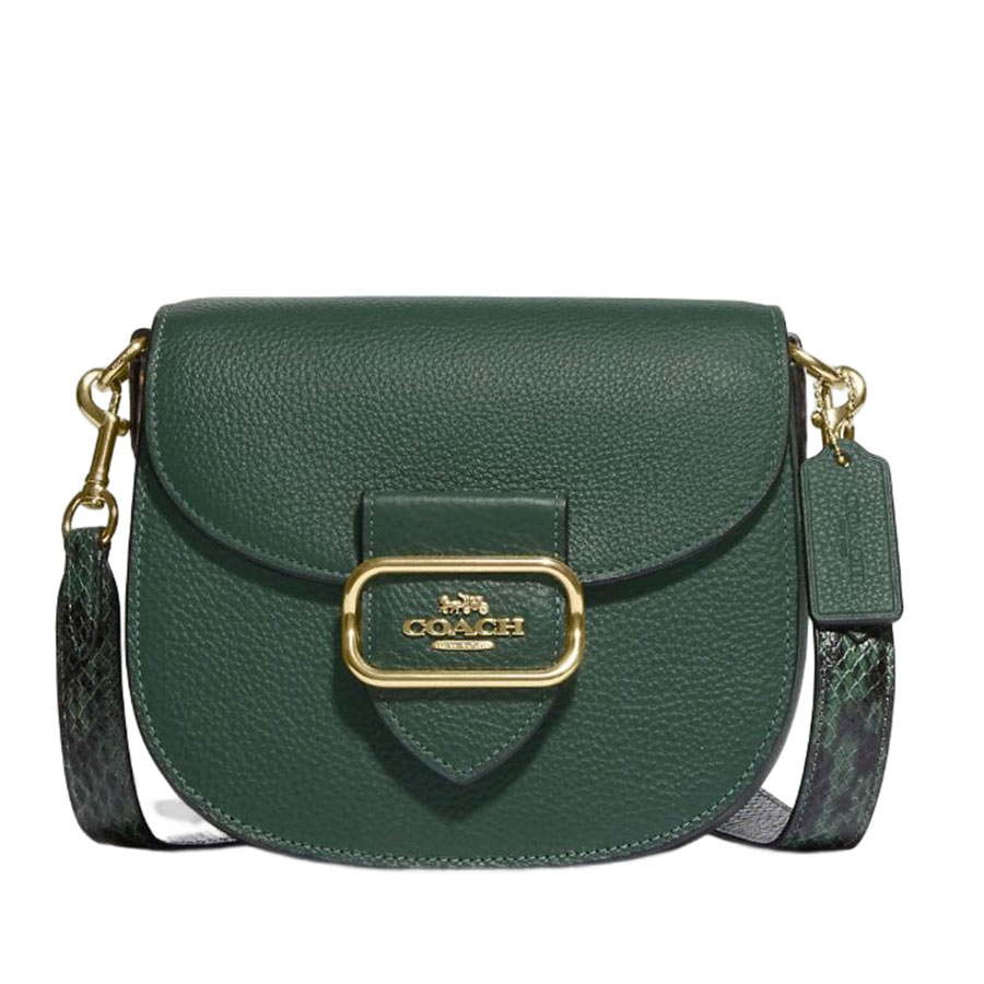 Túi Đeo Chéo Coach Morgan Saddle Bag CE566 Màu Xanh Lá