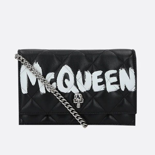 Túi Đeo Chéo Alexander Mcqueen Skull Mini Quilted Nappa Crossbody Bag ...