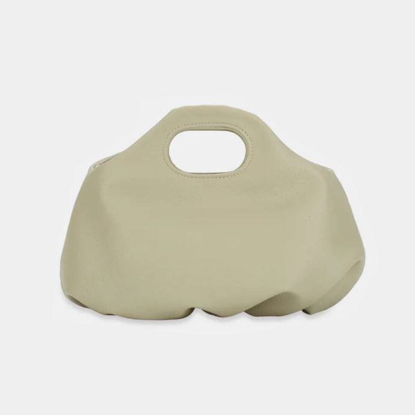 Túi Xách Chautfifth Medium Flower Bag Màu Beige Nhạt