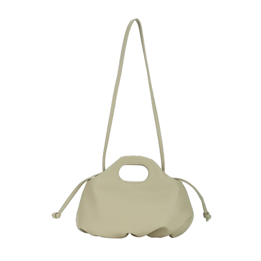 Túi Xách Chautfifth Medium Flower Bag Màu Beige Nhạt
