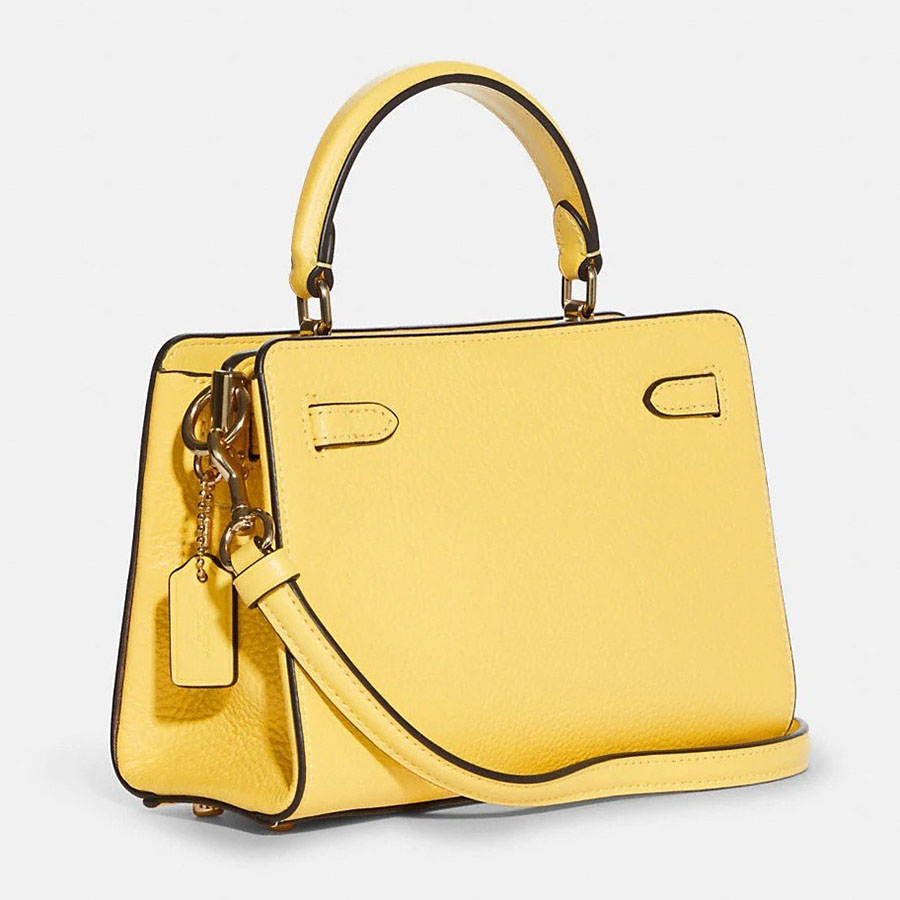 Túi Đeo Chéo Coach Mini Lane Top Handle C8320 Màu Vàng