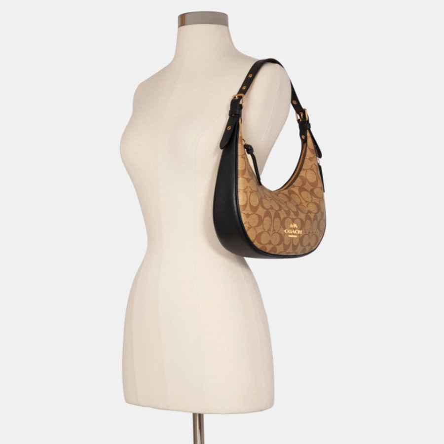 Túi Xách Coach Bailey Hobo In Signature Canvas Màu Nâu