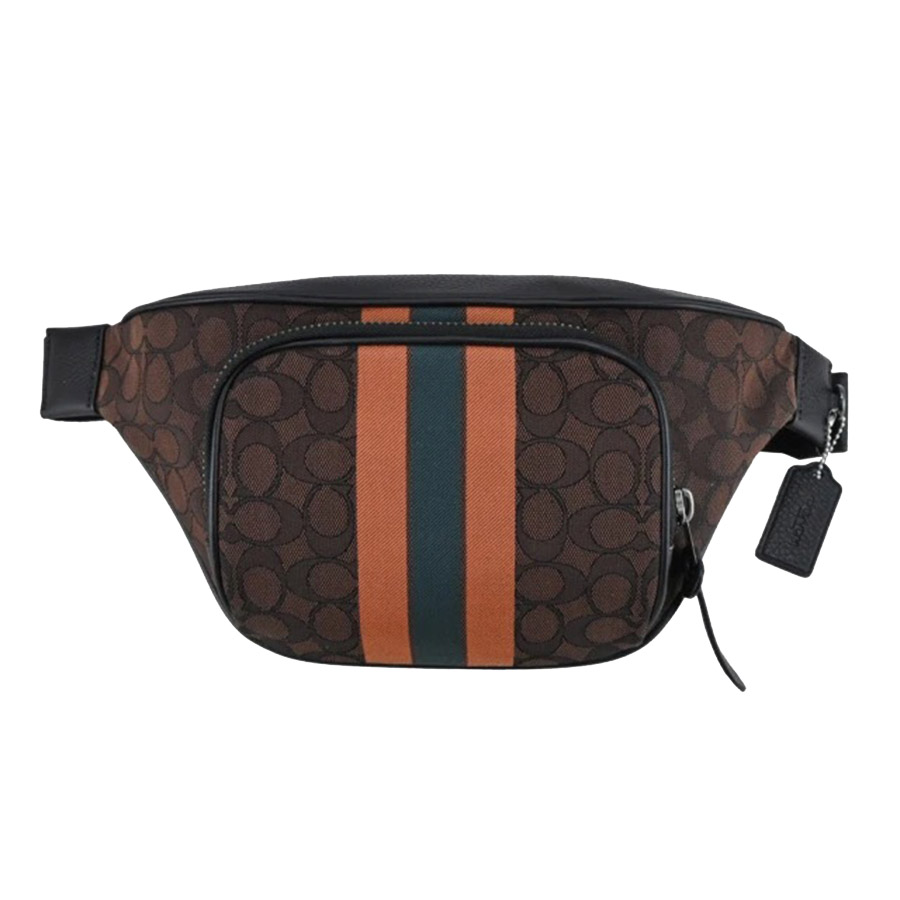 Túi Đeo Hông Coach Nam Thompson Belt Bag In Signature Jacquard With ...