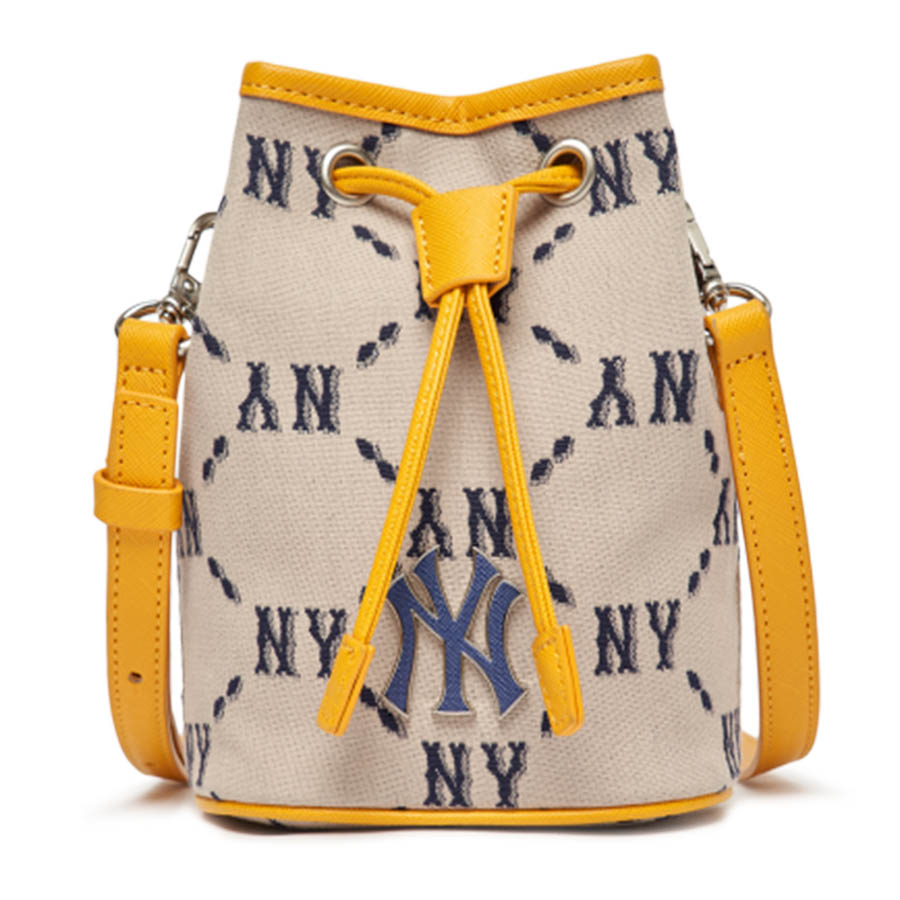 Túi Đeo Chéo Dây Rút MLB Monogram Diamond 3ABMS022N-50BGS Màu Beige ...